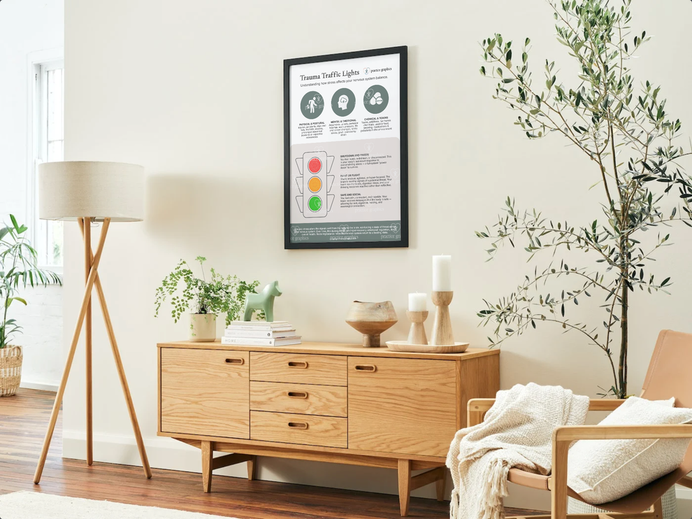 Trauma traffic lights Poster – Practice Graphics